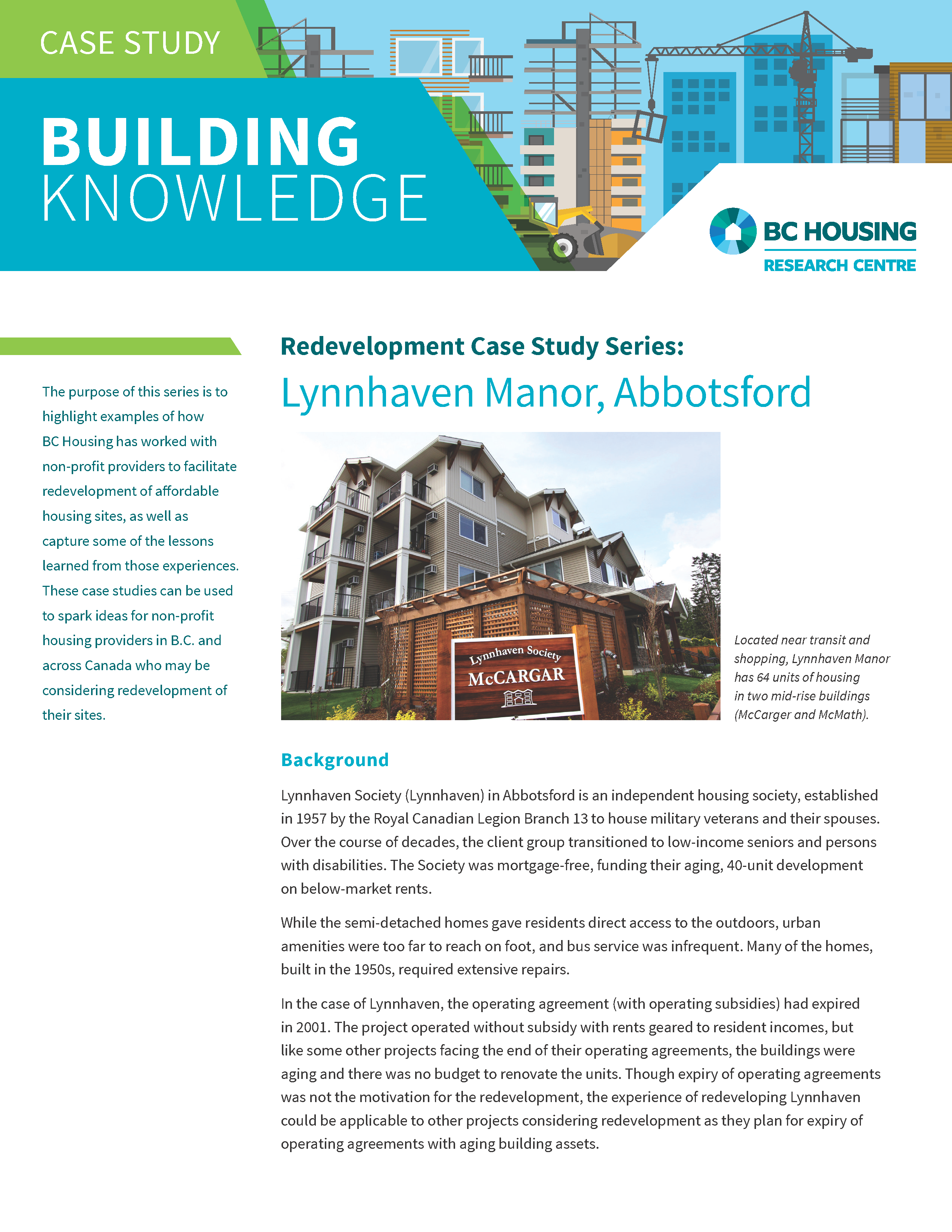 Redevelopment Case Study Series: Lynnhaven Manor, Abbotsford - Research ...