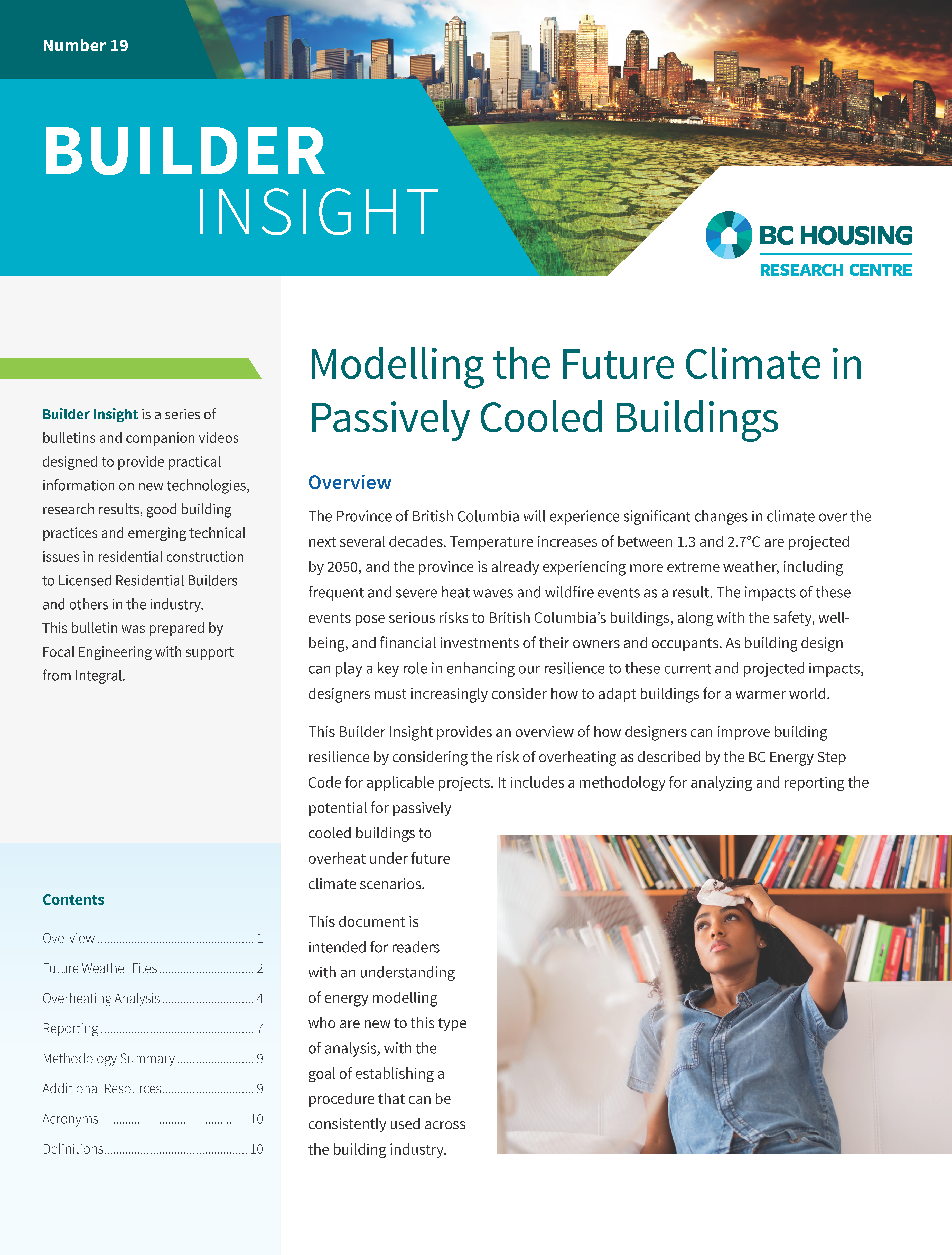 Builder Insight 19 - Modelling the Future Climate in Passively Cooled Buildings - Research ...