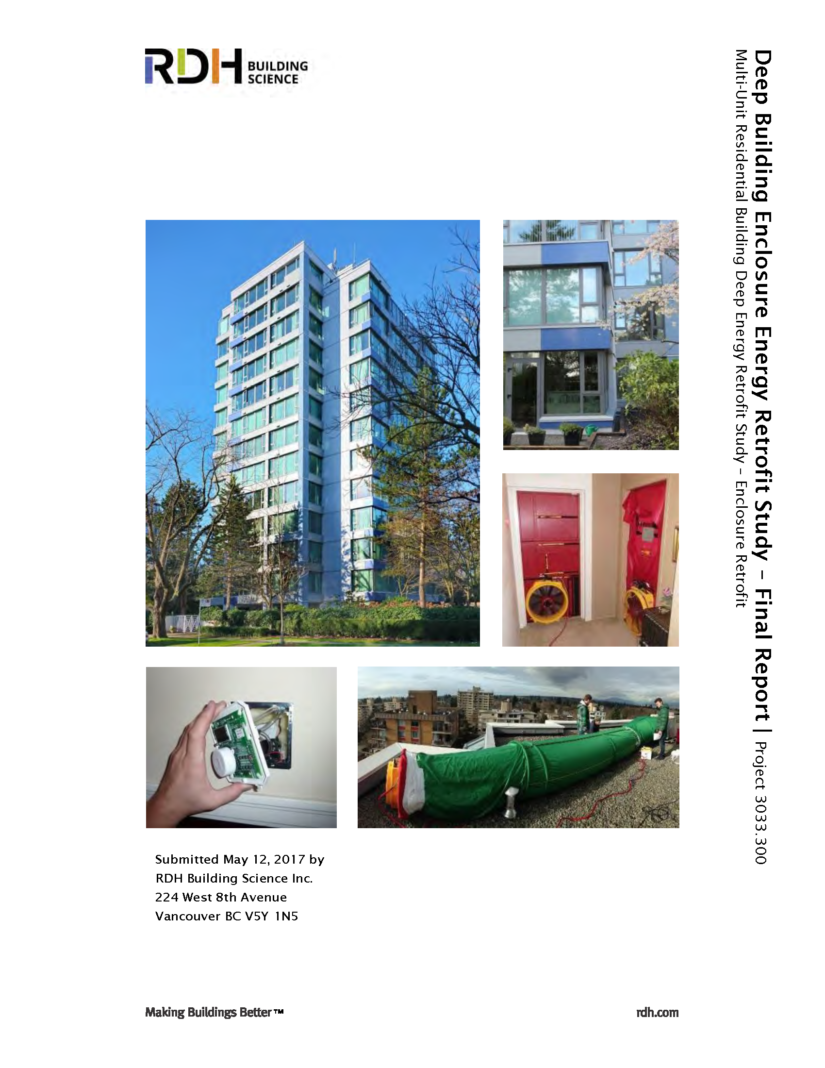Deep Building Enclosure Energy Retrofit Study - Final Report - Research ...