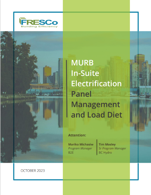 MURB In-Suite Electrification Panel Management and Load Diet - Research ...