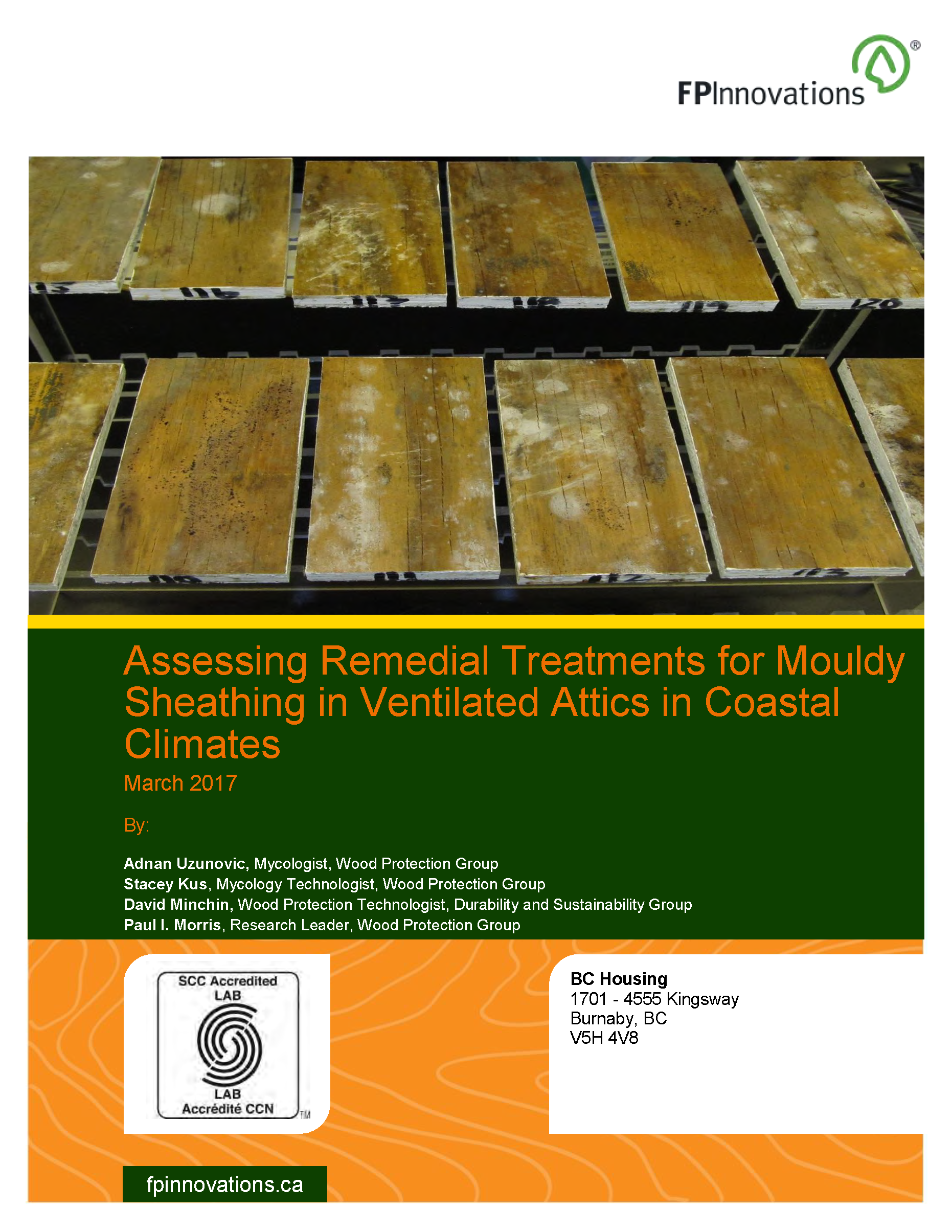 Assessing Remedial Treatments for Mouldy Sheathing in Ventilated Attics ...